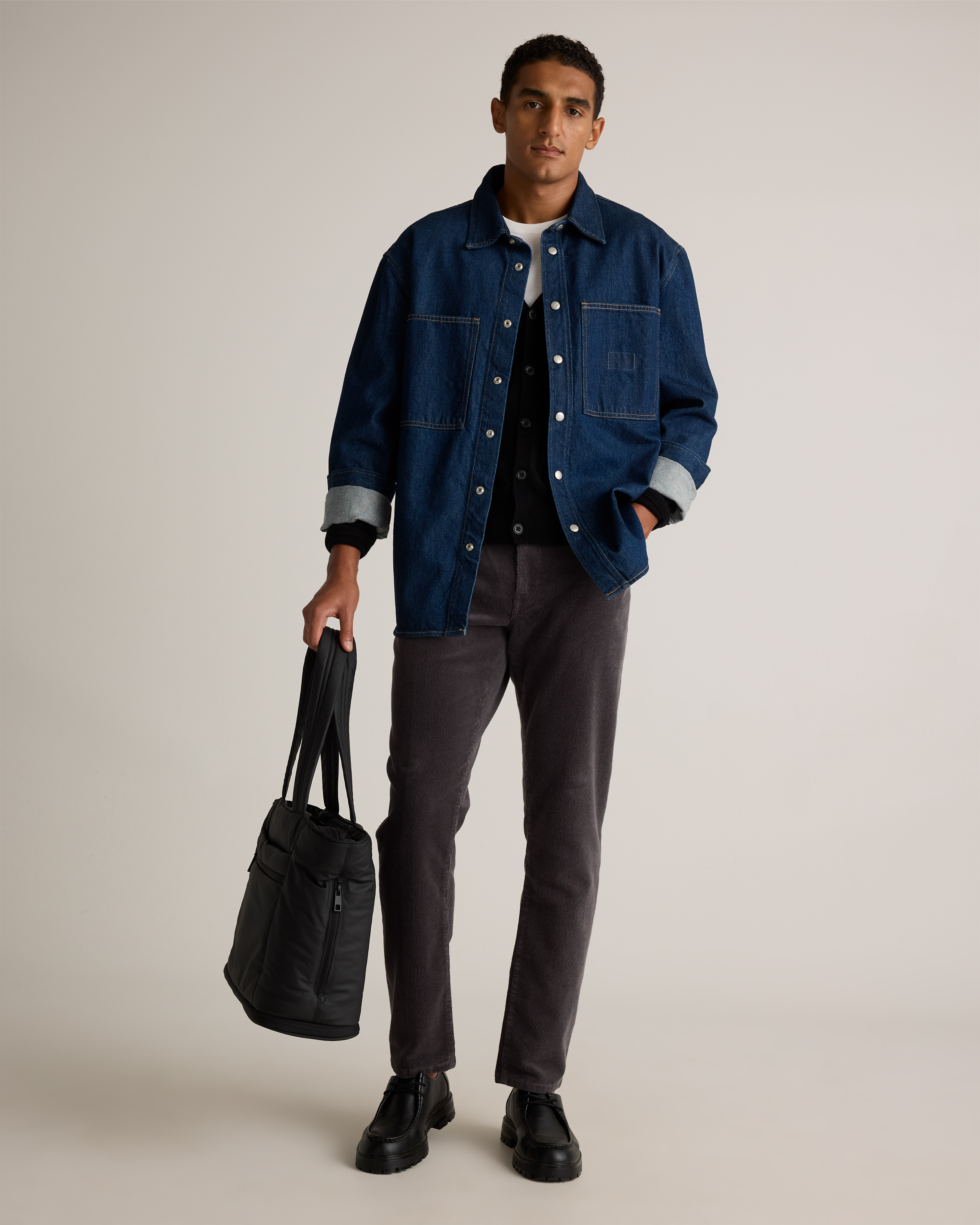 QUINCE Organic Stretch Corduroy 5-Pocket Pants